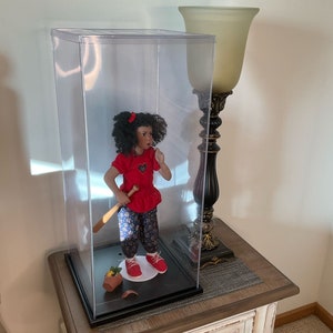 Clear Doll Display Case, American Girl Doll Display Case, Large Doll ...