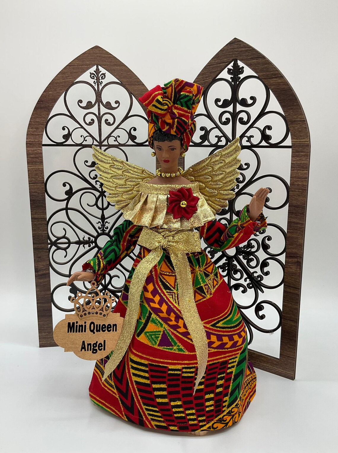 Small Tree Topper African American Angel Tree Topper Angels - Etsy