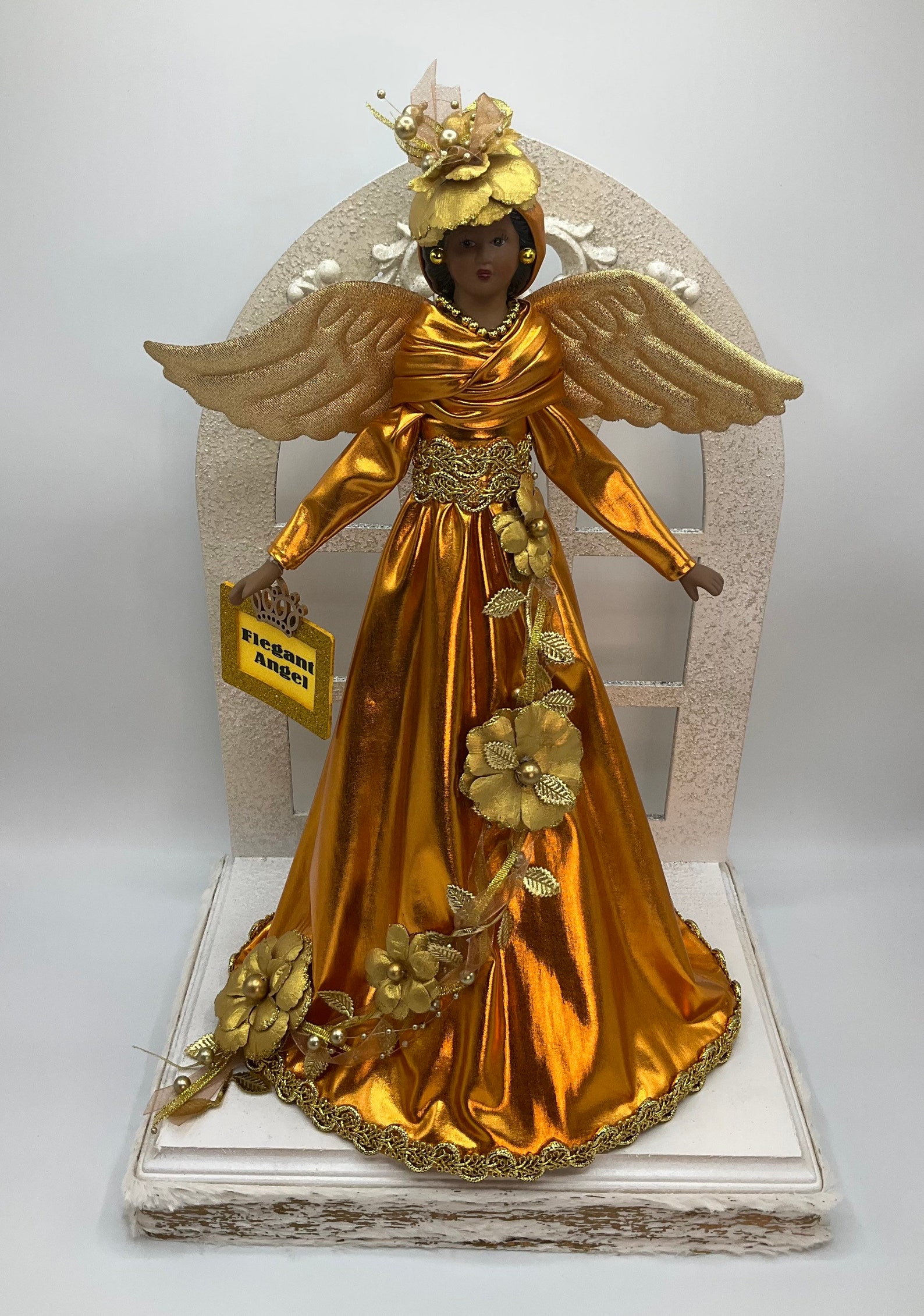 Elegant Angel Tree Topper African American Angel Tree Topper - Etsy