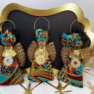 Handmade African Ornament, Ornament, Ankara, Afrocentric, Christmas ...
