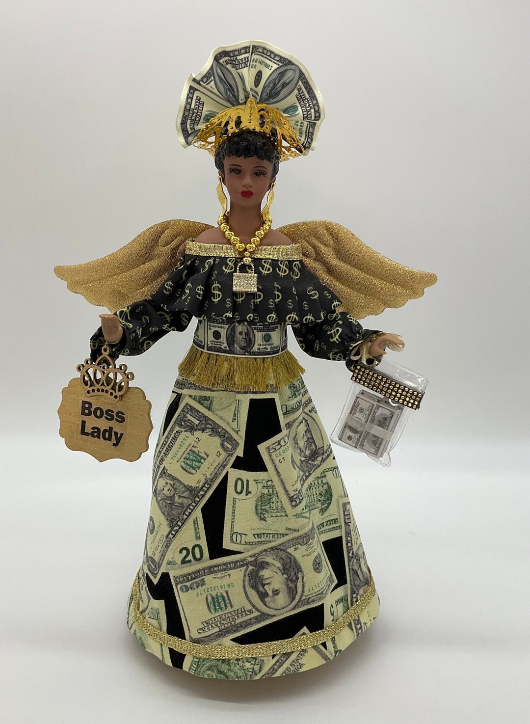 Money Gift - Boss Lady Money Figurine - Creative Custom Gift, Kwanzaa ...
