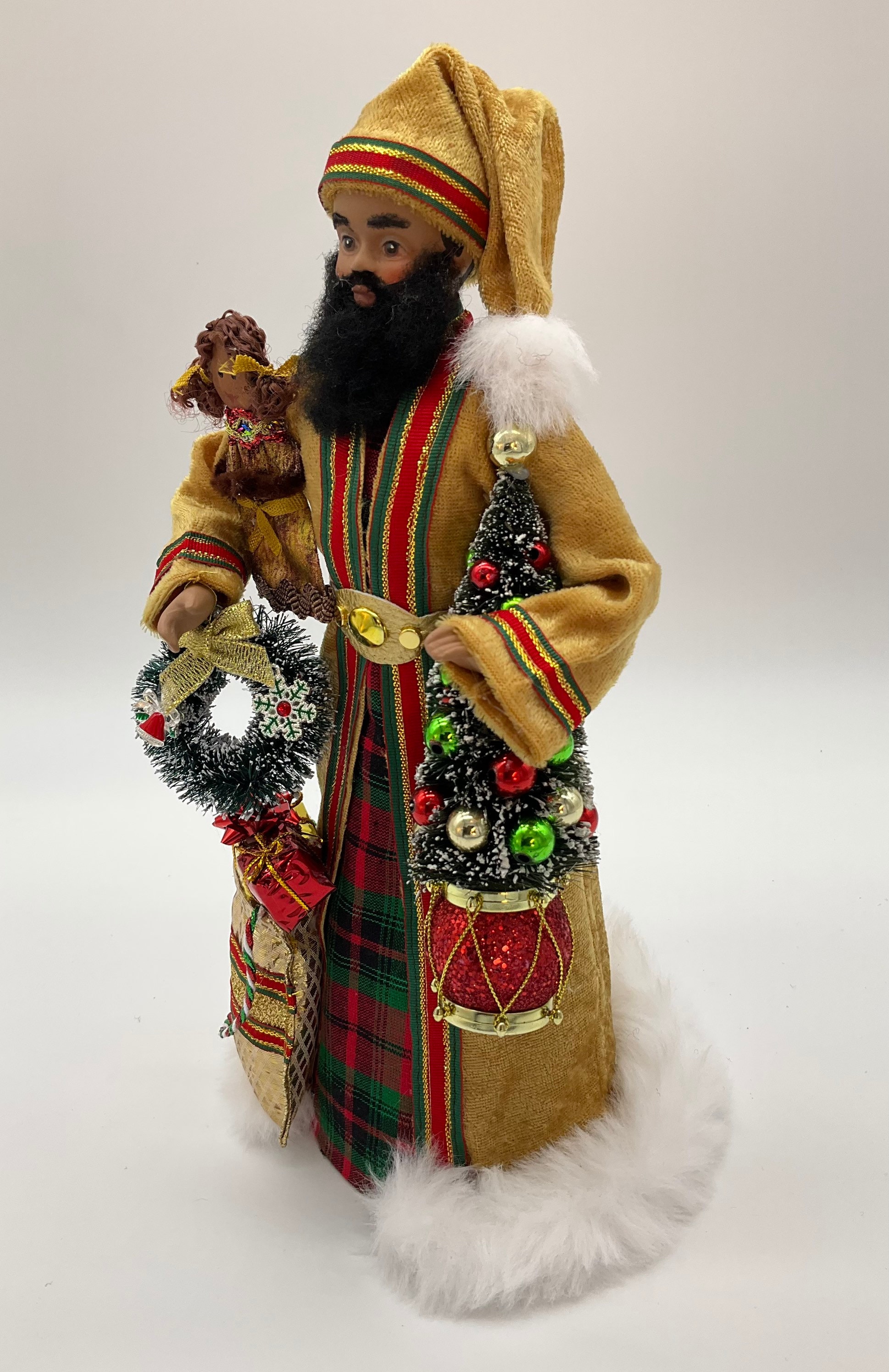 Black Santa Figure African American Santa Claus Christmas - Etsy