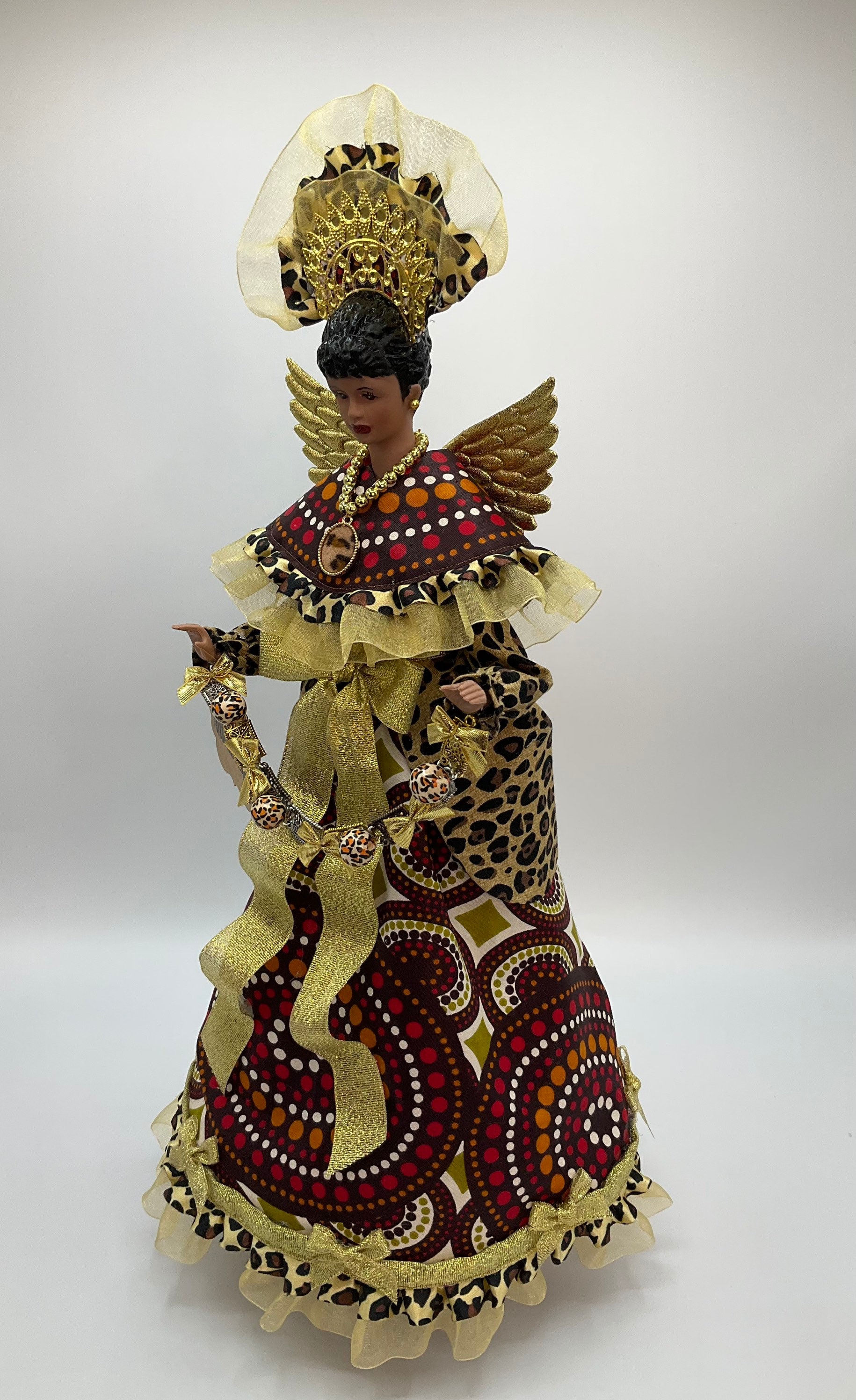 Afrocentric Angel Tree Topper African American Angel Tree - Etsy