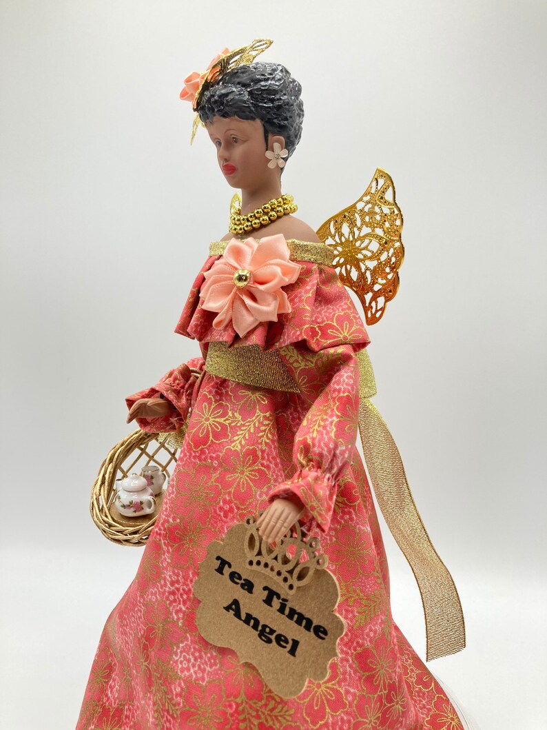 Black Angel Tree Topper Angel Tree Topper Christmas Angel - Etsy