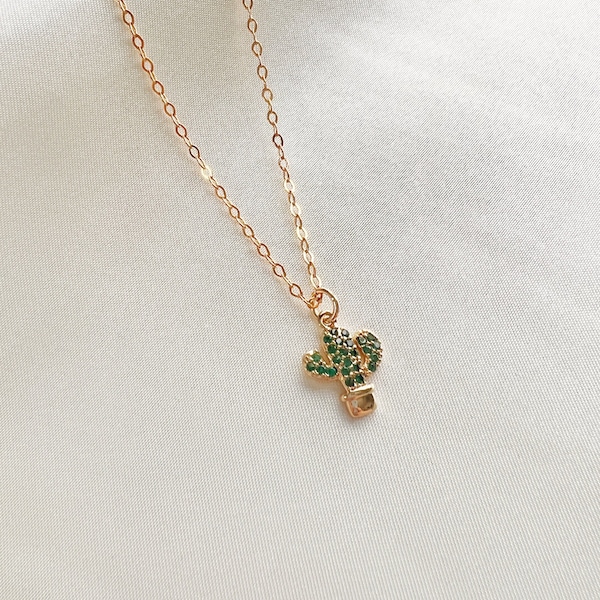 Cactus Necklace - Etsy