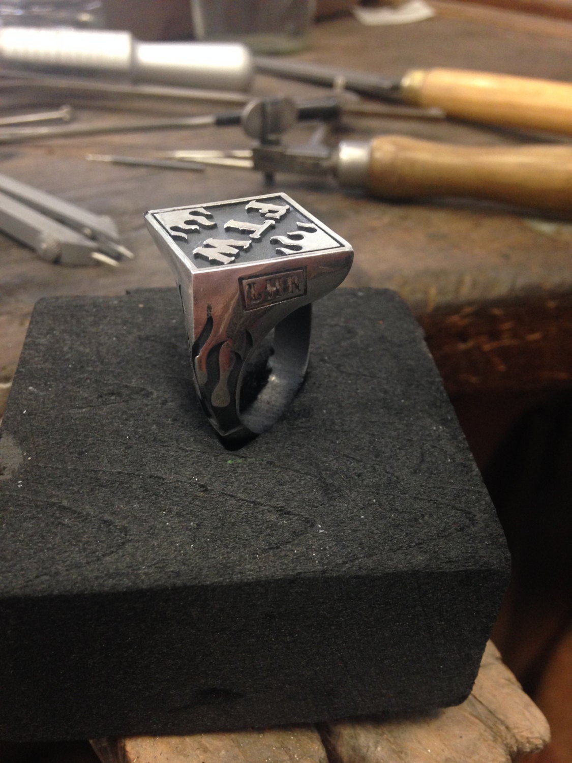 FTW ring bague Argent 925 F*** the world. ftw LHR Biker hollister ...