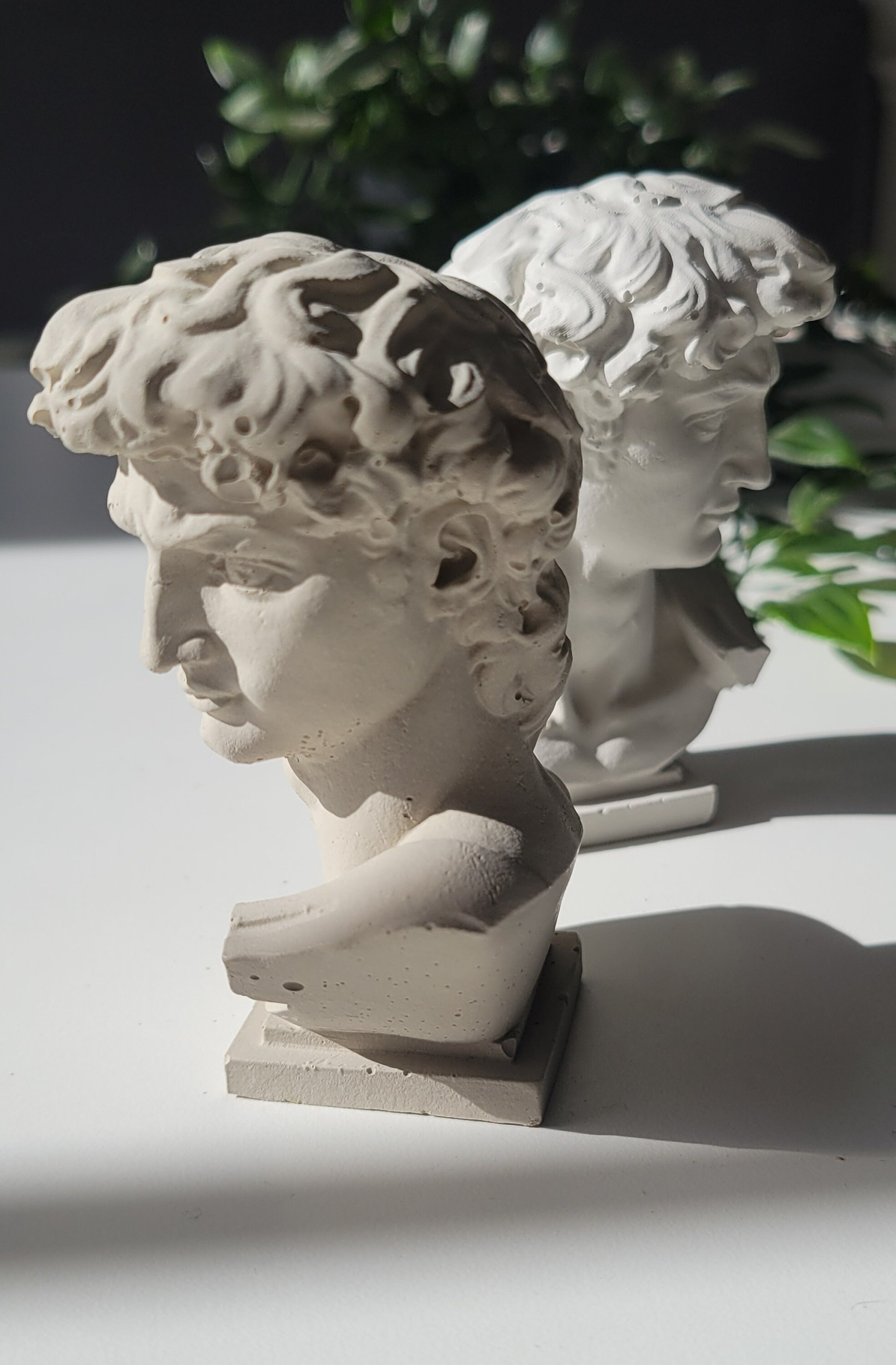 Concrete Statue, Man Statue, Bookshelf Decor, Concrete Decor, Mantel ...