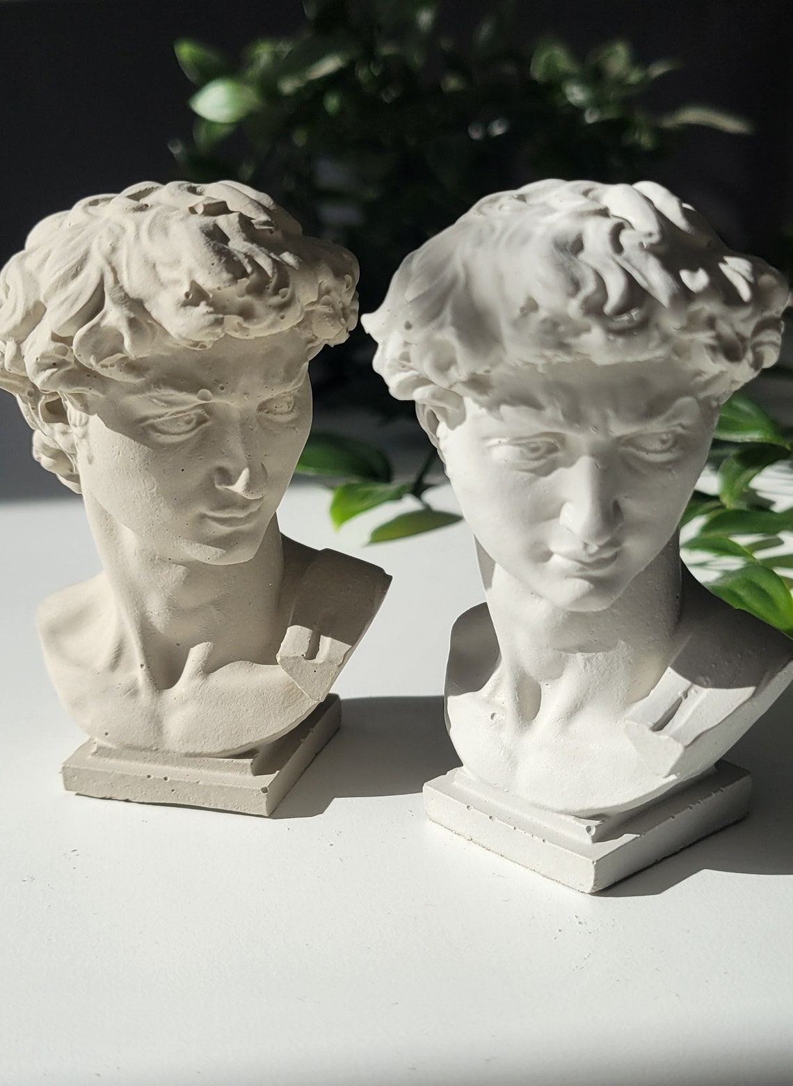 Concrete Statue, Man Statue, Bookshelf Decor, Concrete Decor, Mantel ...