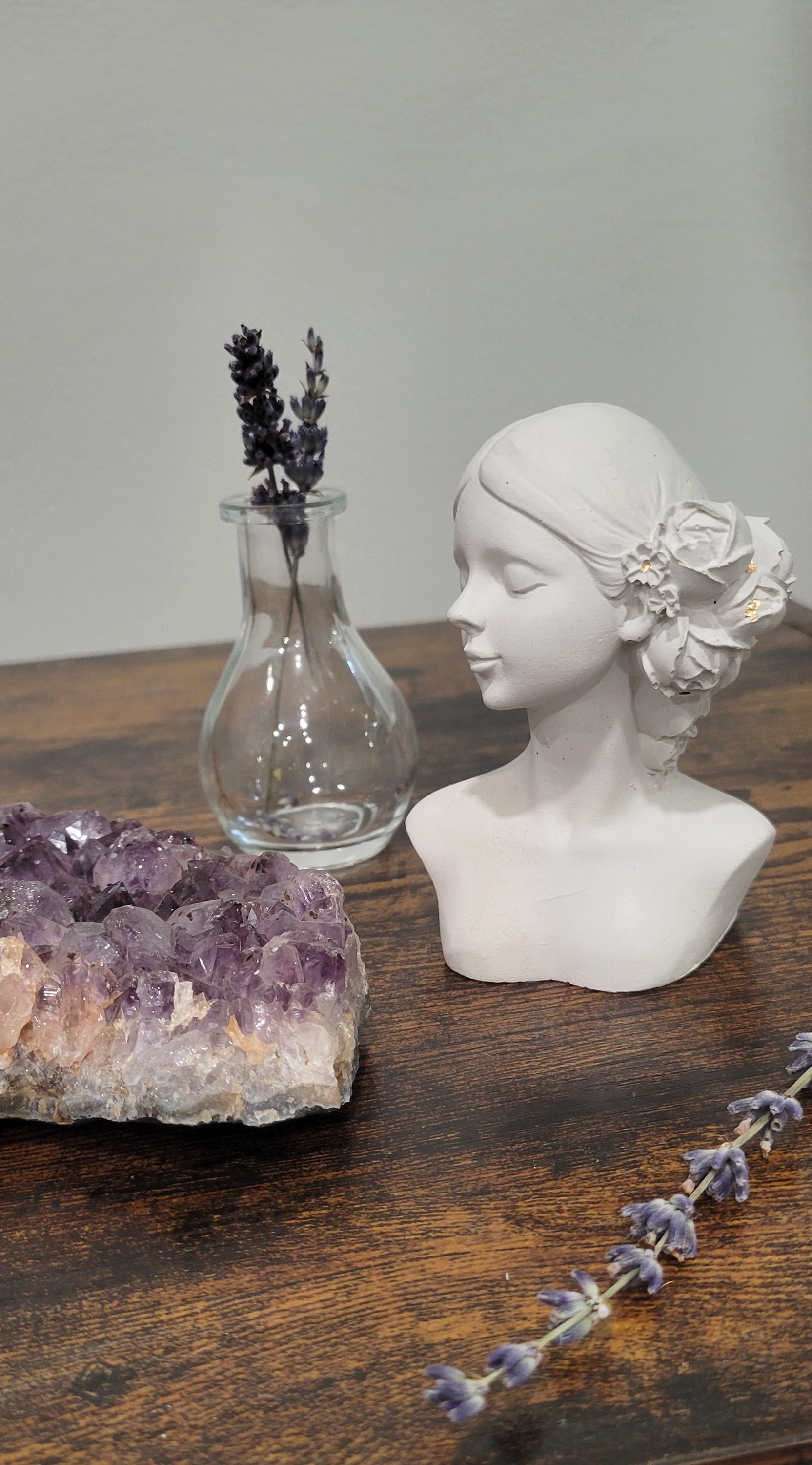 Statue Bust, Statue Decor, Bookshelf Decor, Woman Statue, Boho Decor ...