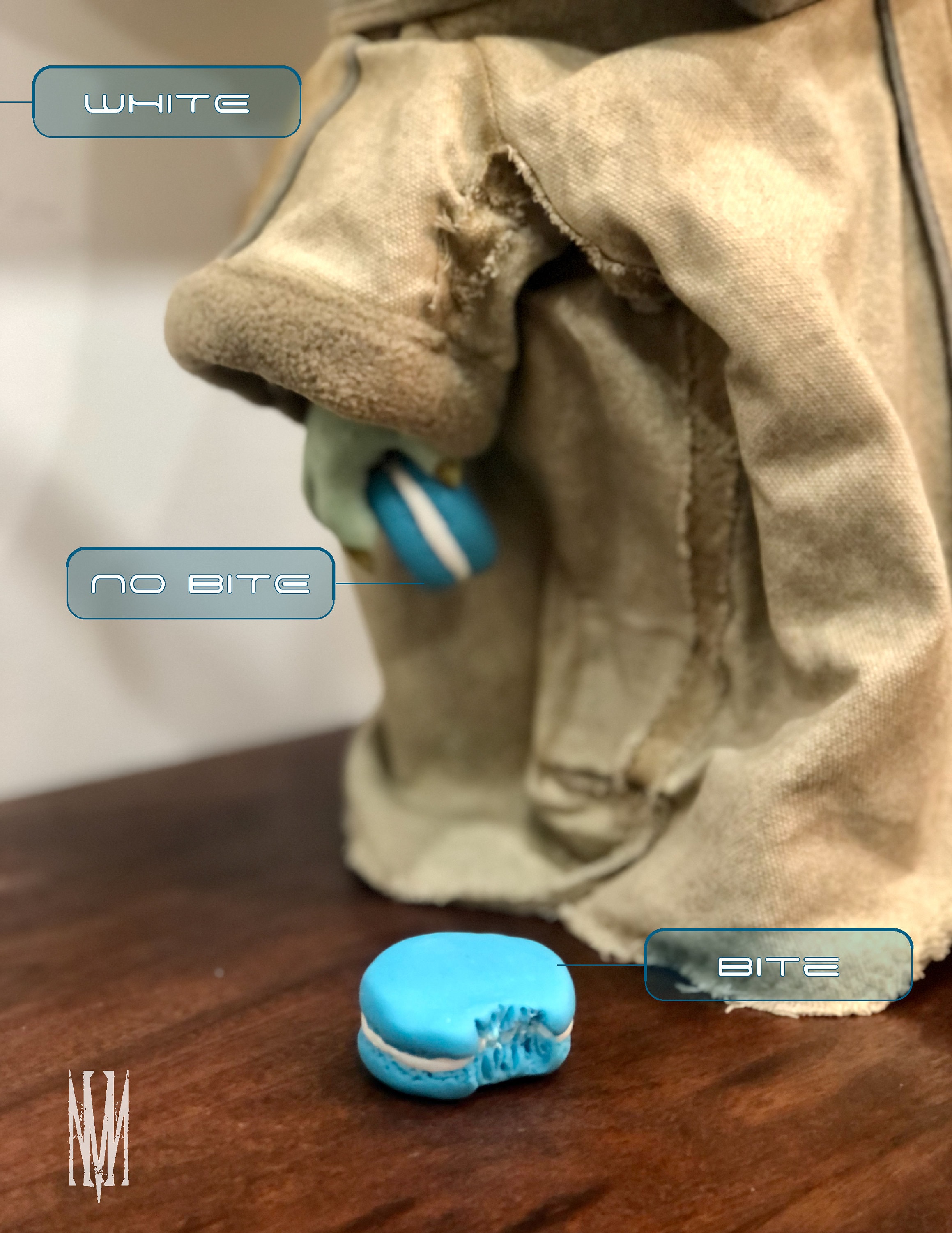 Macaron Prop ONLY Grogu / the Child / Baby Yoda NOT INCLUDED - Etsy