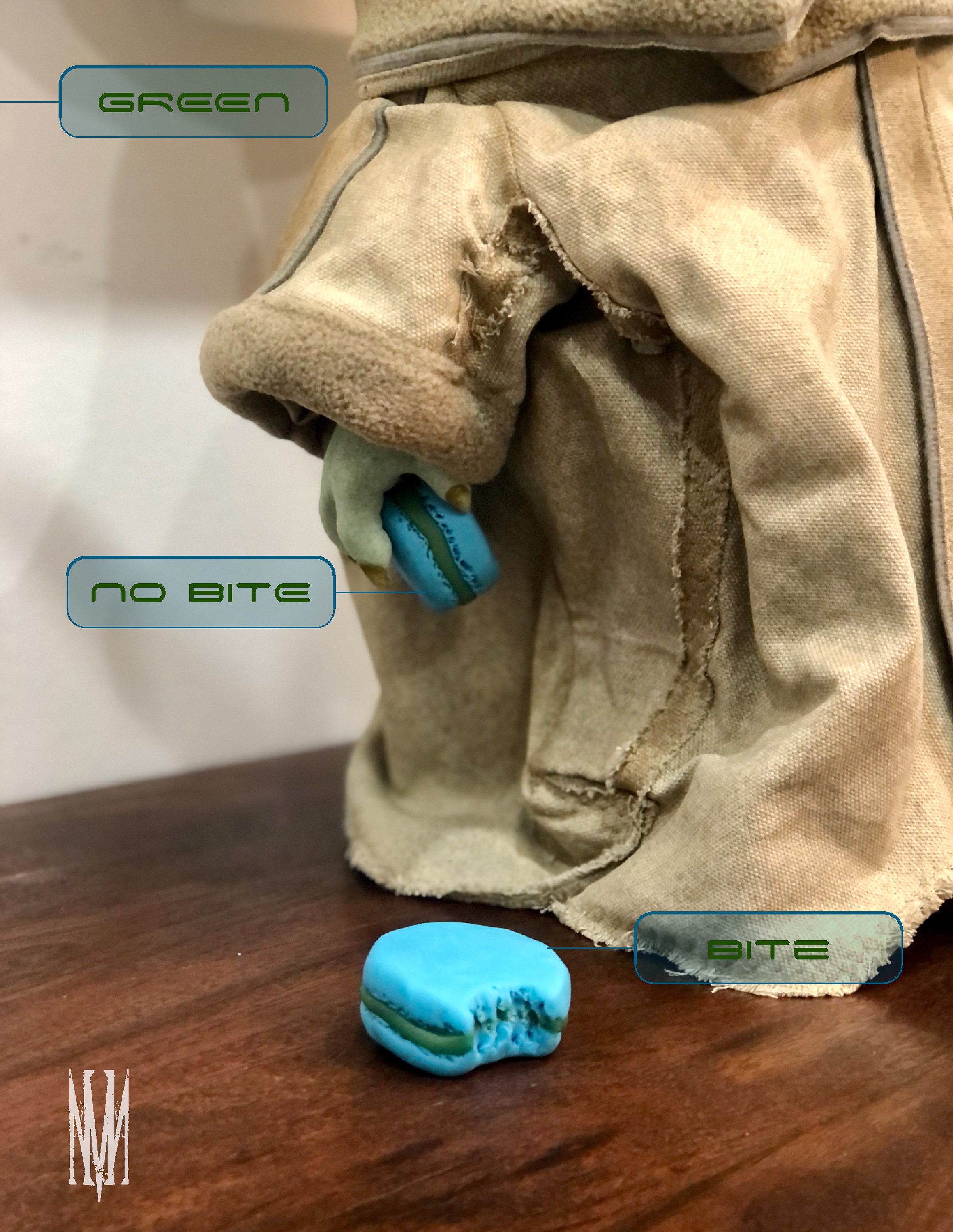 Macaron Prop ONLY - Grogu / the Child / Baby Yoda NOT INCLUDED - Etsy