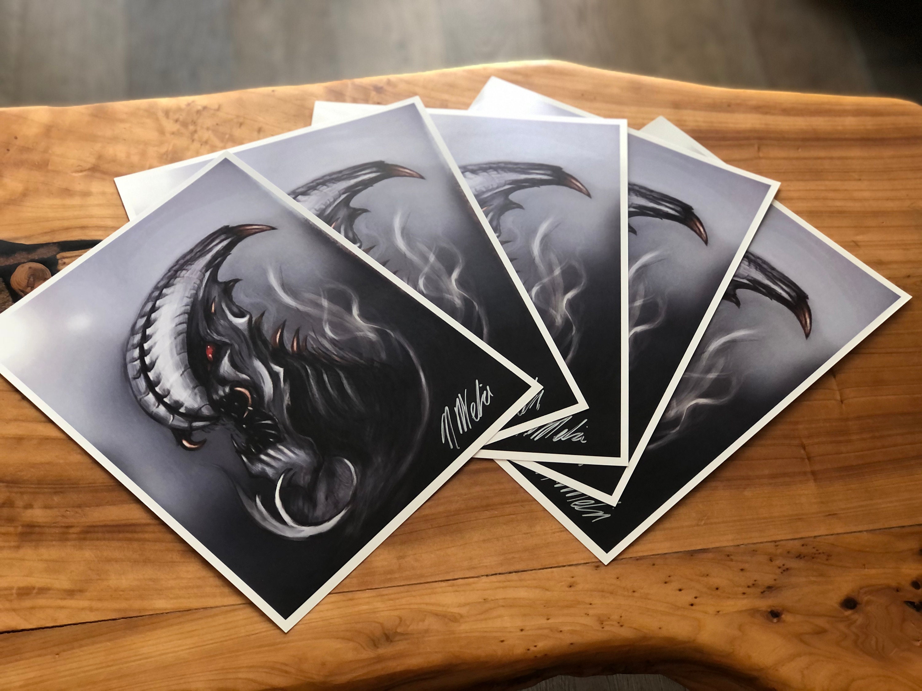 Monster Digital Painting PRINT Original Creature Design - Etsy