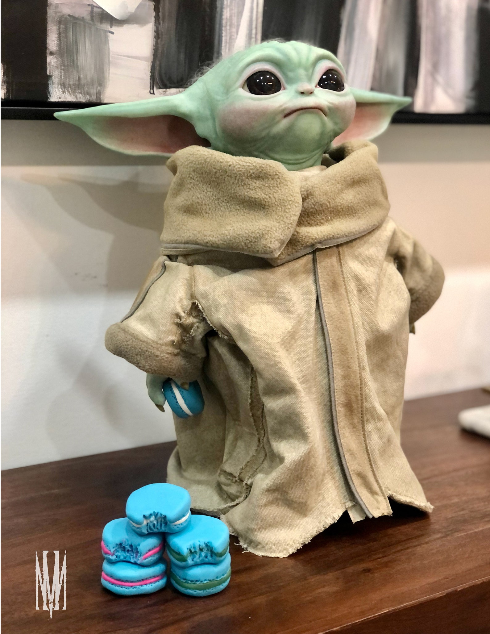 Macaron Prop ONLY Grogu / the Child / Baby Yoda NOT INCLUDED - Etsy UK