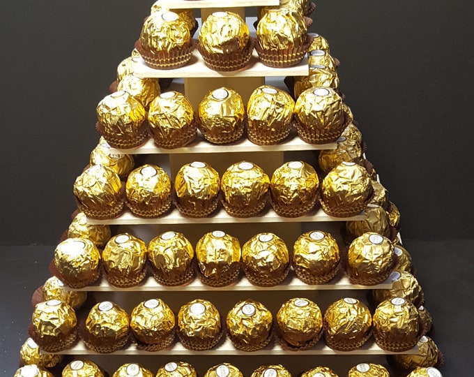 Square 7 Tier Ferrero Rocher Stand Wedding Birthdays - Etsy