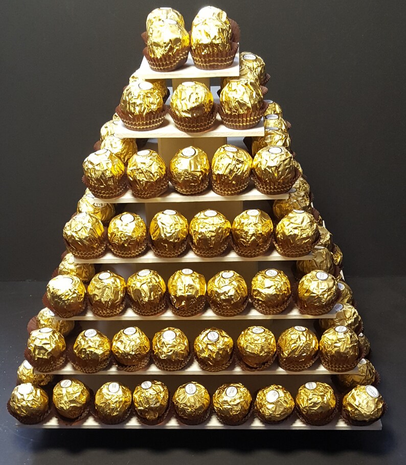 Square 7 Tier Ferrero Rocher Stand Wedding Birthdays | Etsy