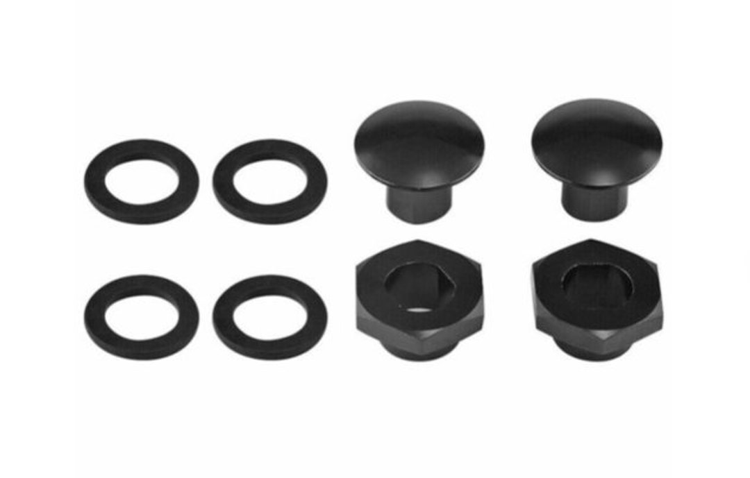 Aluminum Rear Glass Strut Hardware Kit Black Fits Honda Civic Hatchback ...