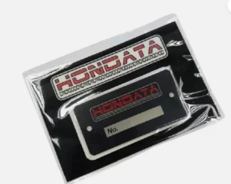 Emblem JDM Style Aluminum METAL Badge Custom Number Express Shipping - Etsy