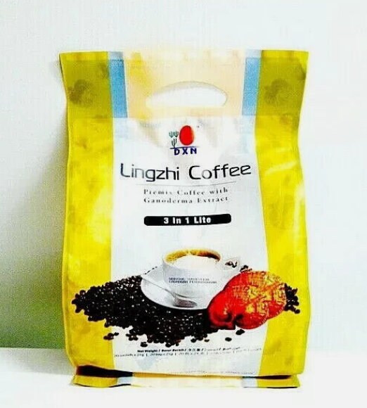 10 Packs DXN Lingzhi Coffee 3 in 1 LITE Ganoderma Reishi Smooth Creamy ...