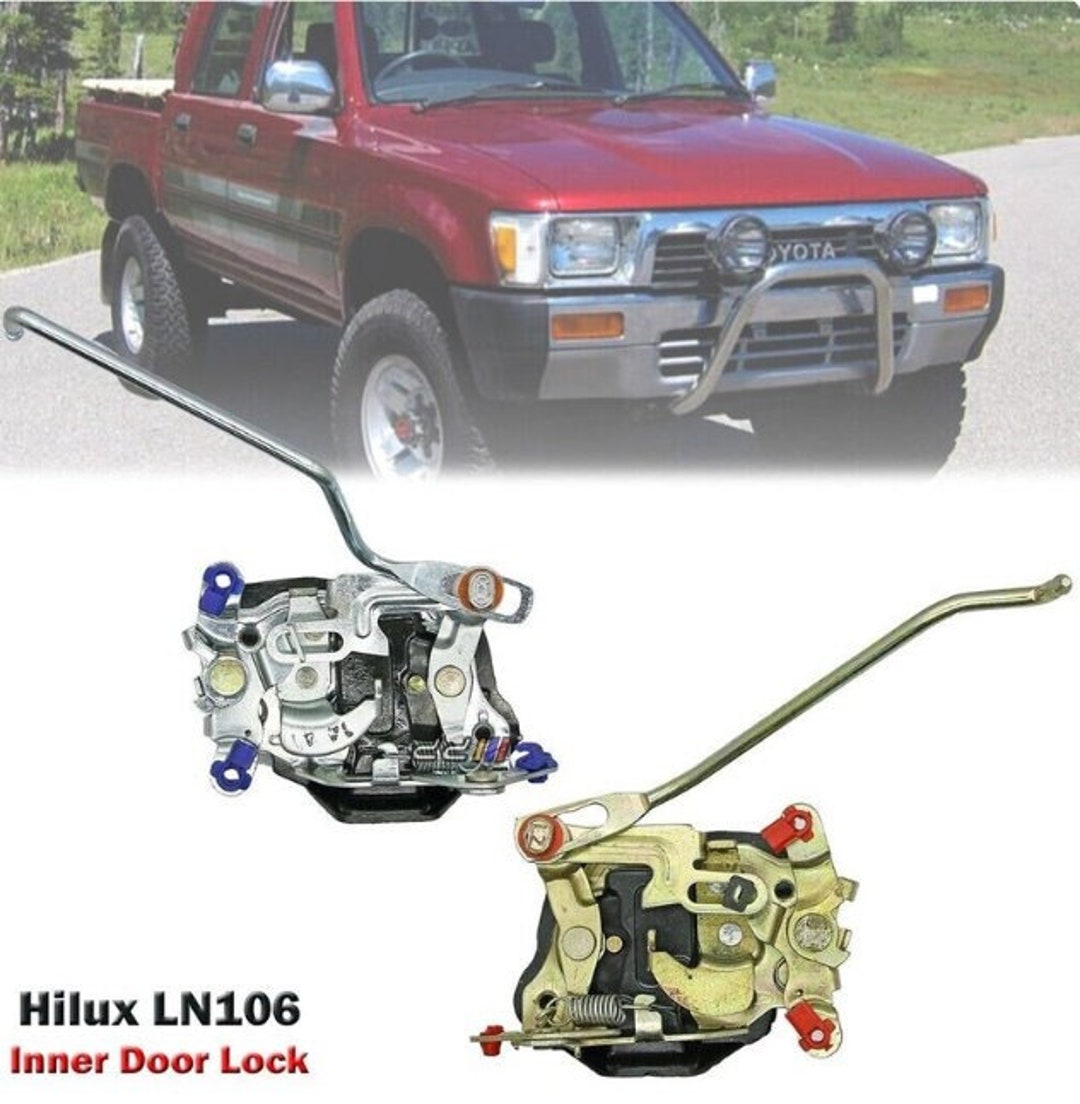 Front Right Left Door Lock Mechanism Fits Toyota Hilux Pickup LN106 89 ...