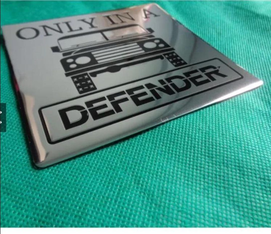 Defender Emblem Only in Defender New 90 110 Land Rover Express Shipping ...
