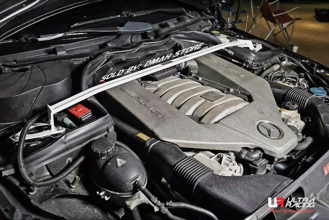 Front Strut Bar Ultra Racing for 2008-2015 Mercedes-benz W204 2WD Upper ...