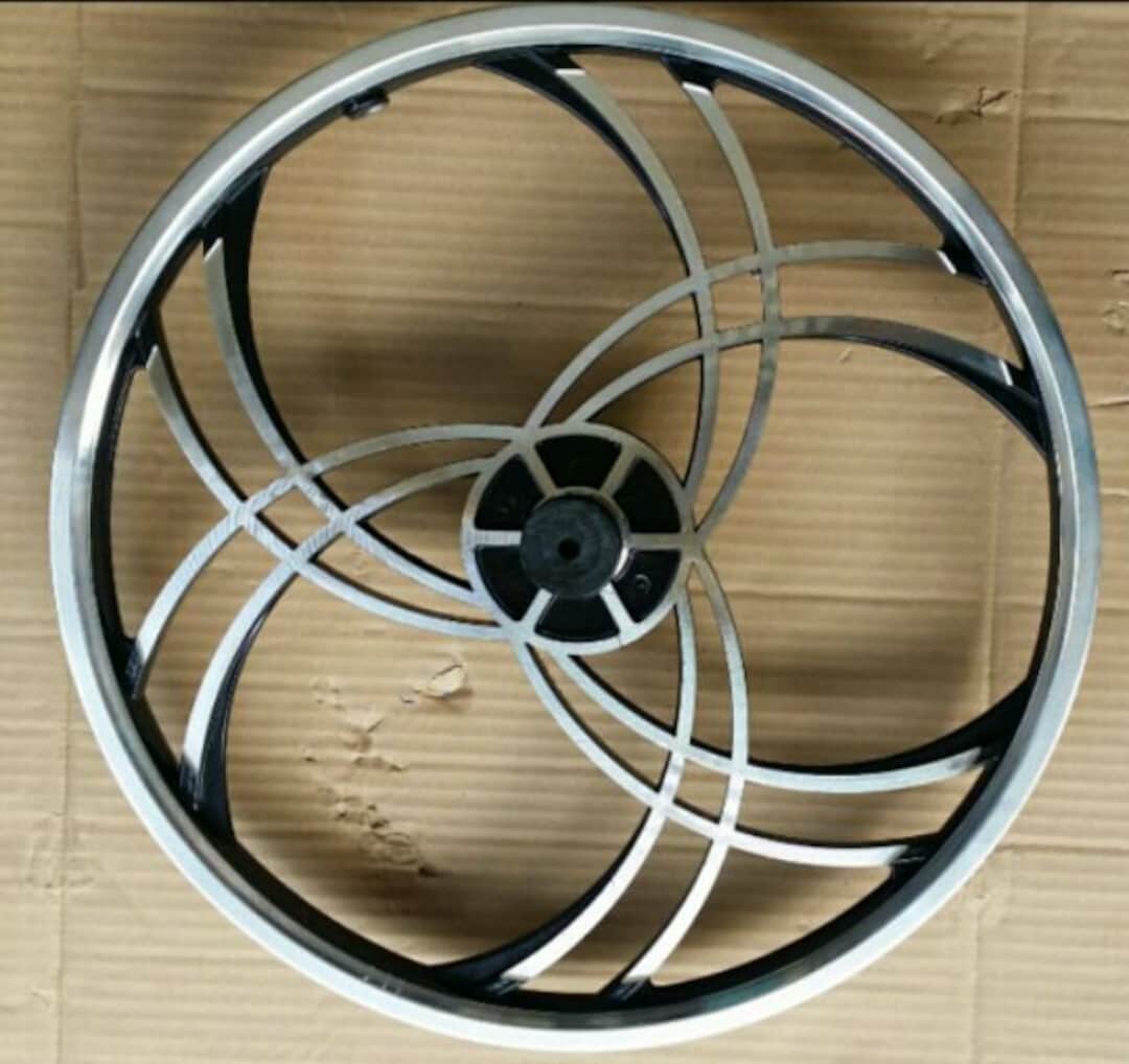 Pair of 20" Bicycle Mag Wheels Set 6 Spoke Black for GT Dyno HARO ...