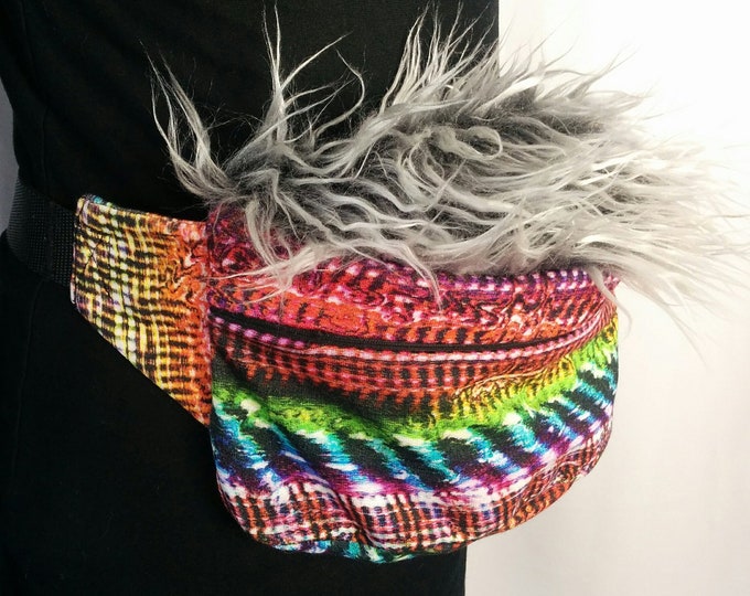 Faux Fur Fanny Pack/ Burning Man Hipbag / Bum Bag / Hippie Festival ...