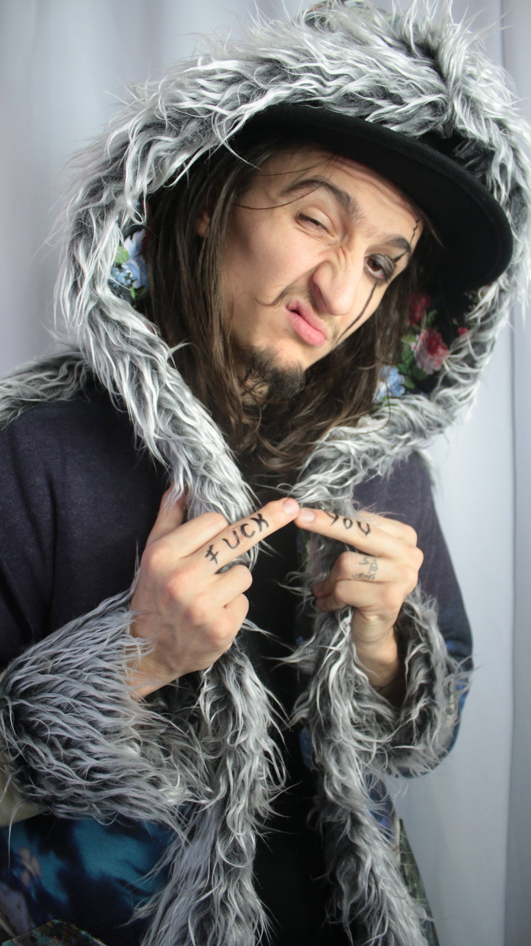 Long Xxl Coat/duster Pimp Jacket/long Bomber Jacket/festival - Etsy