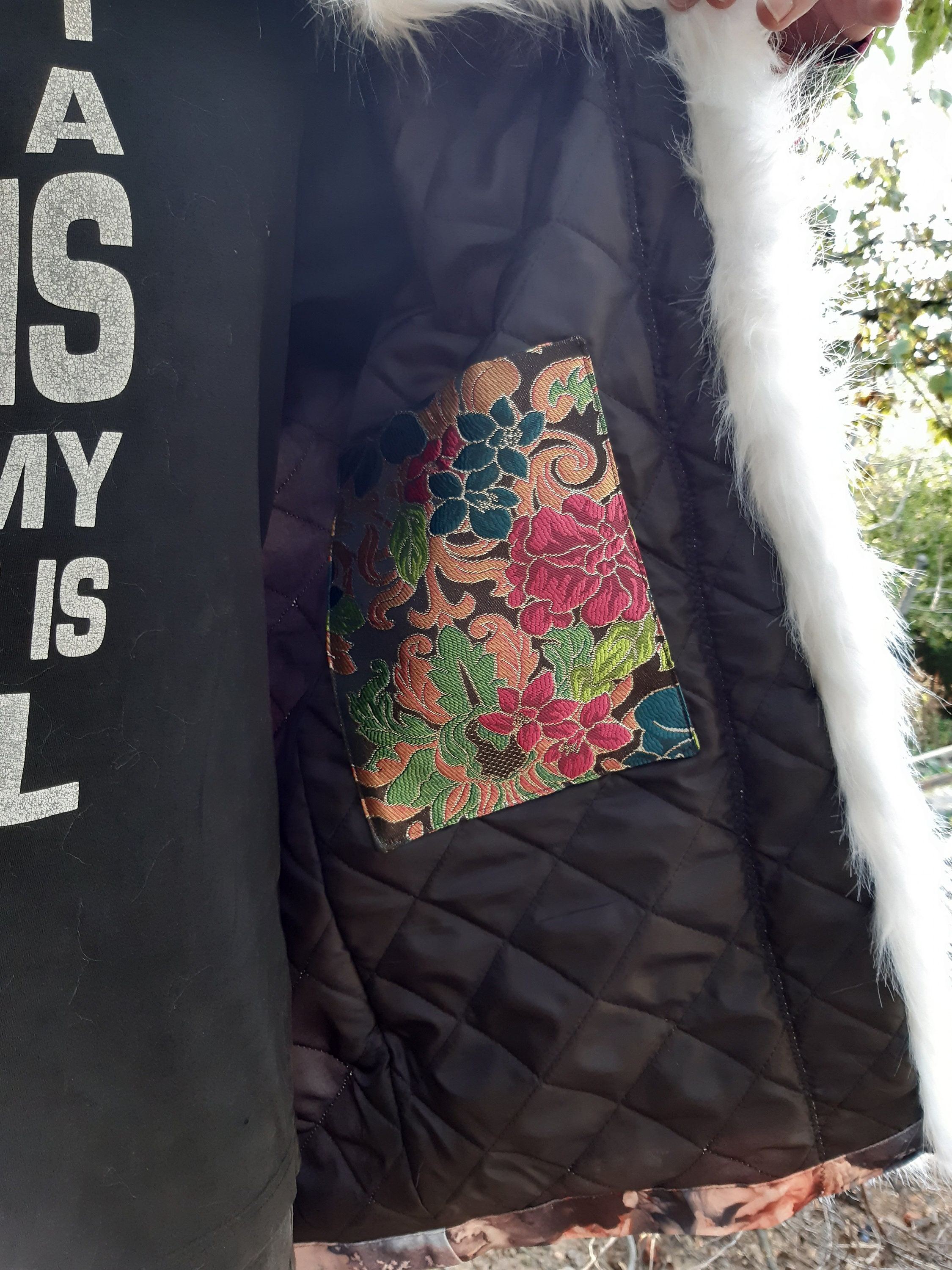 Maximalism Coat/halloween Pimp Costume/faux Fur Festival | Etsy