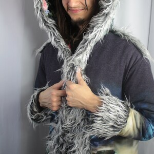 Long Xxl Coat/duster Pimp Jacket/long Bomber Jacket/festival Clothing ...