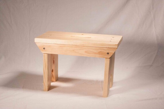 Wooden Step Stool Farm Stool Milking Stool Pine Step Stool | Etsy
