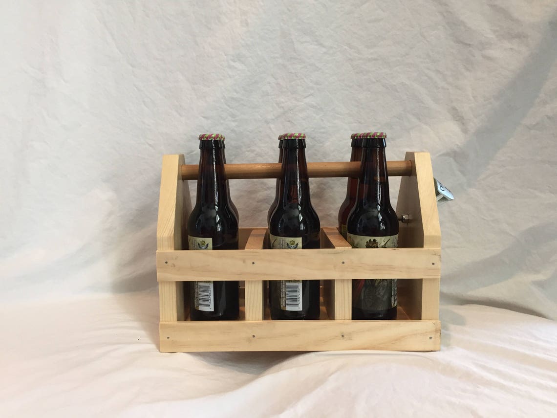 Wood Beer Carrier, Craft Beer Carrier, Fathers Day Gift, Groomsmen Gift ...