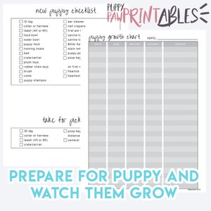 Complete Dog Owner Puppy Edition Printable Planner Binder, Pet Care ...