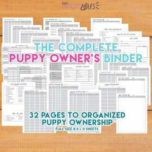 Printable Planner Dog Training Weekly Training Planner and Tracking ...