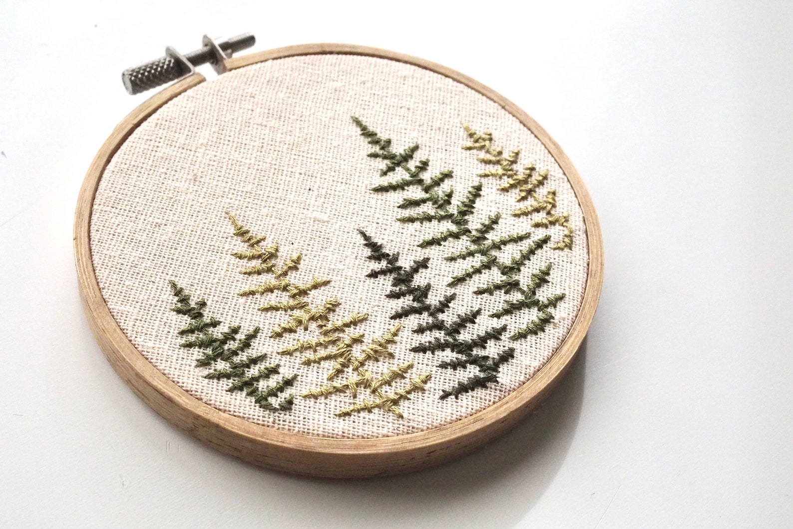 Embroidery Landscape: Forest Hike, 4” Diameter - Etsy Canada