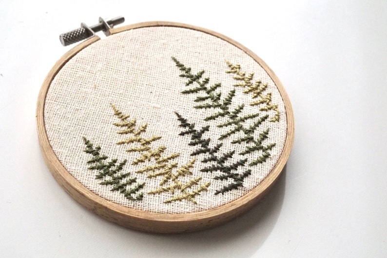 Embroidery Landscape: Forest Hike, 4” Diameter - Etsy Canada