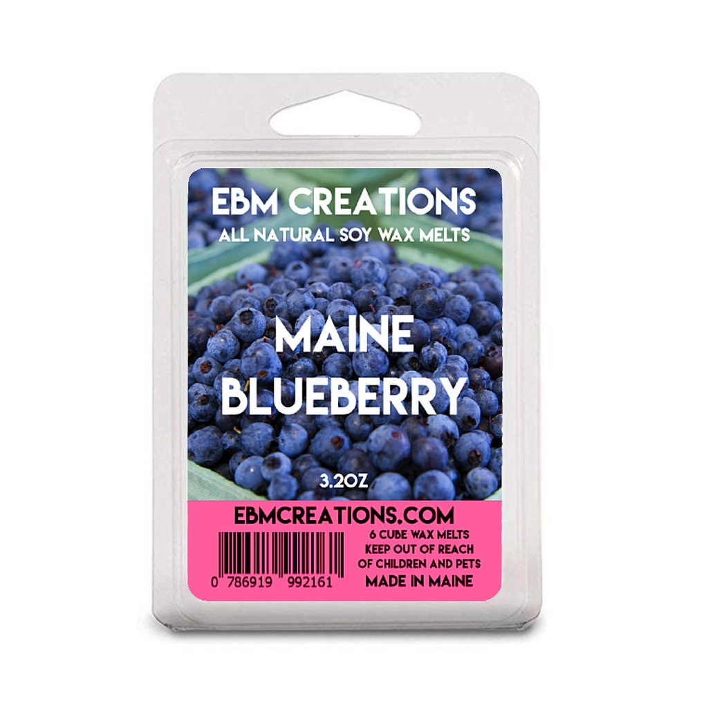 EBM Creations Maine Blueberry Aroma All Natural Soy Wax - Etsy España