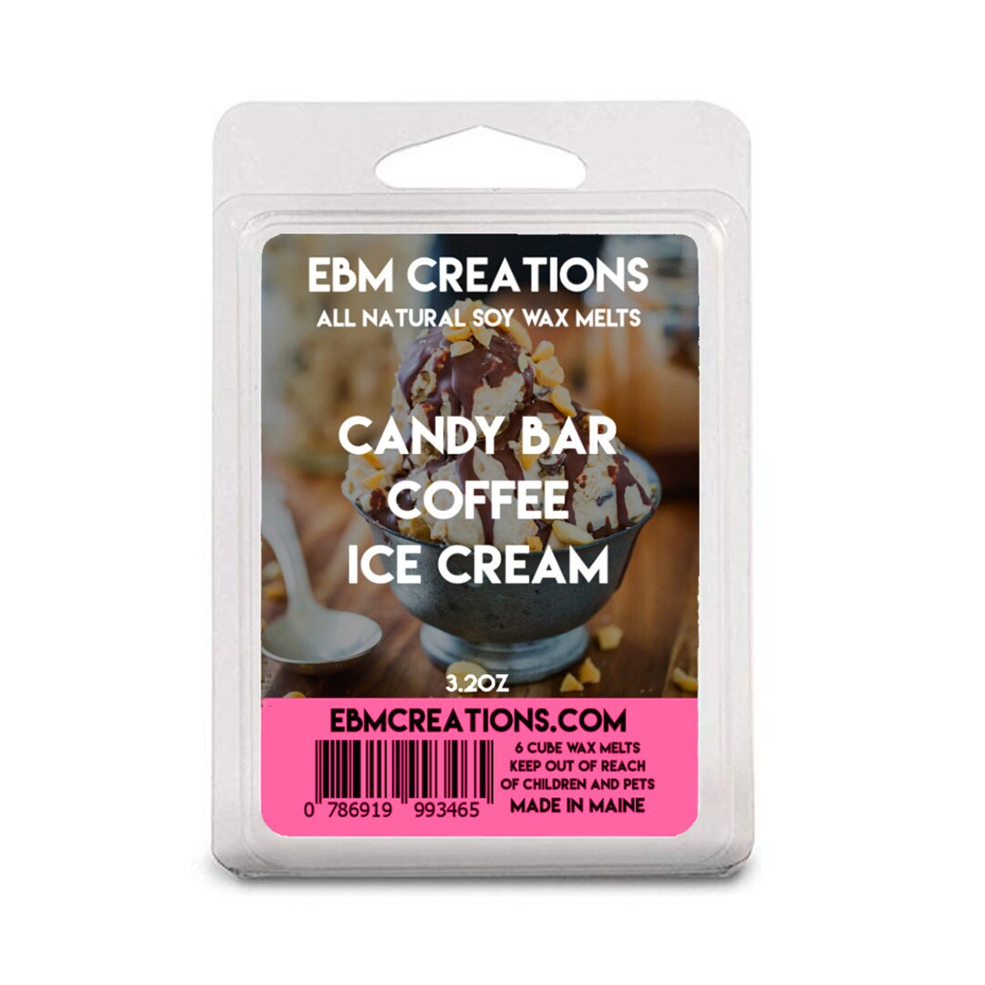 Candy Bar Coffee Ice Cream 3.2 Oz Clamshell - Etsy
