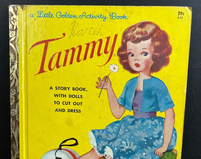 Vintage Tammy Little Golden Book 1963 "a" Printing Children's Hardcover ...