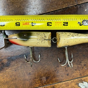 Vintage Fishing Lure CREEK CHUB Pikie Jointed Husky Pikie|3018| Silver ...