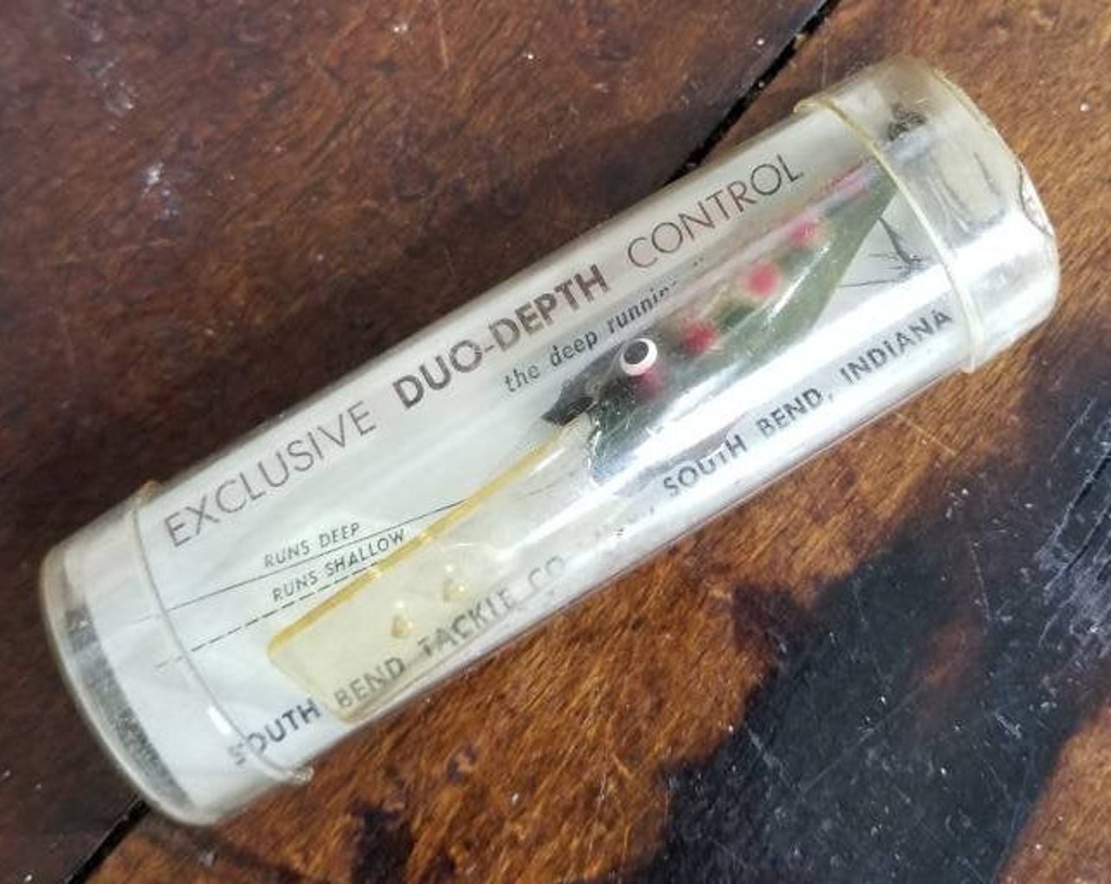 Vintage SOUTH BEND Rock Hopper Fly Rod Fishing Lure ~tackle Bait ~green ...