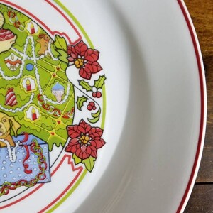 Vintage Corelle 1997 Christmas Series Dinner Plate~happy Holidays ...