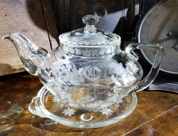 Teapots Home & Living Coffee & Tea Makers Heat Resistant Pyrex Glass ...