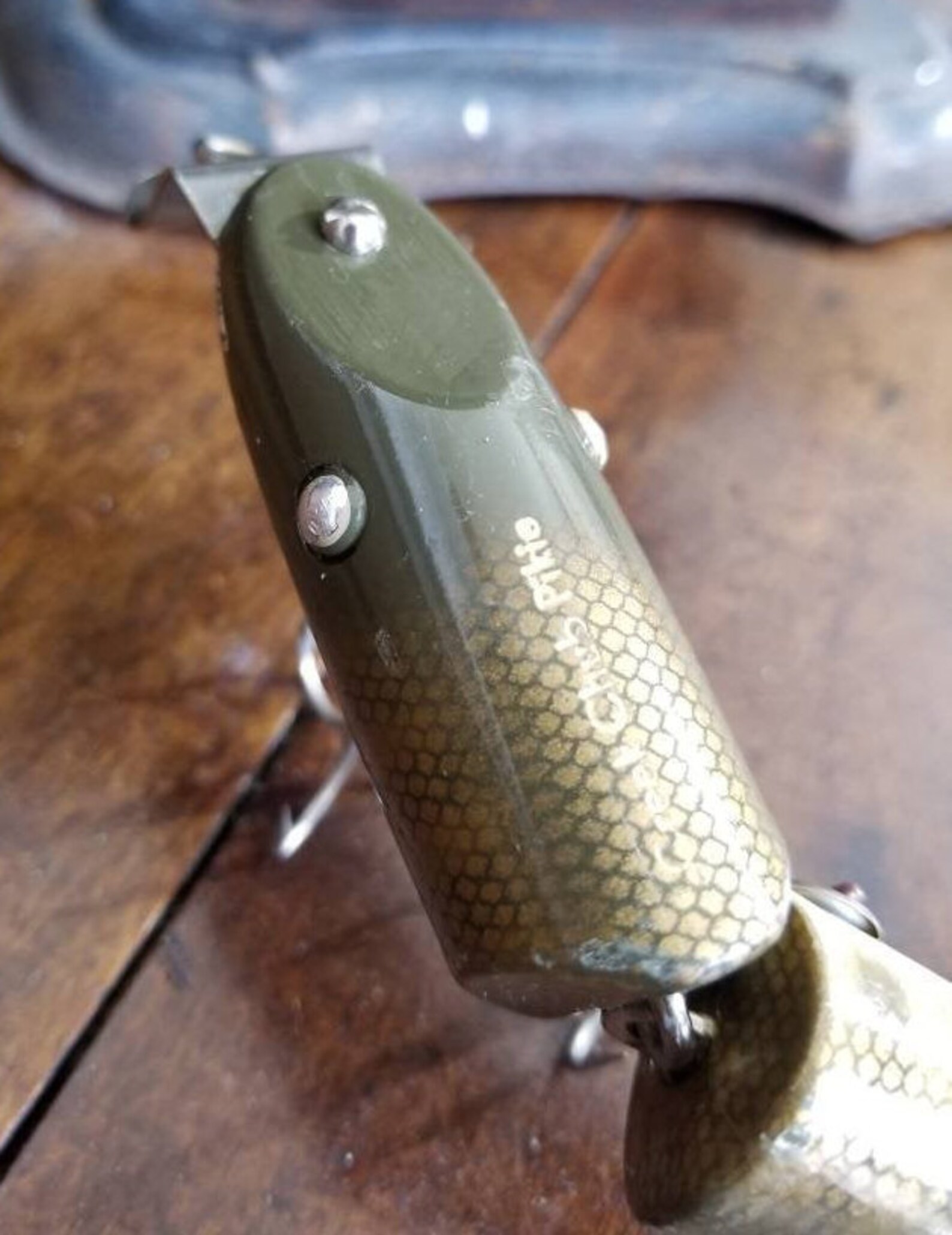 Vintage CREEK CHUB Bait Co NO. 2600 Jointed Pikie Minnow Wood Fishing ...