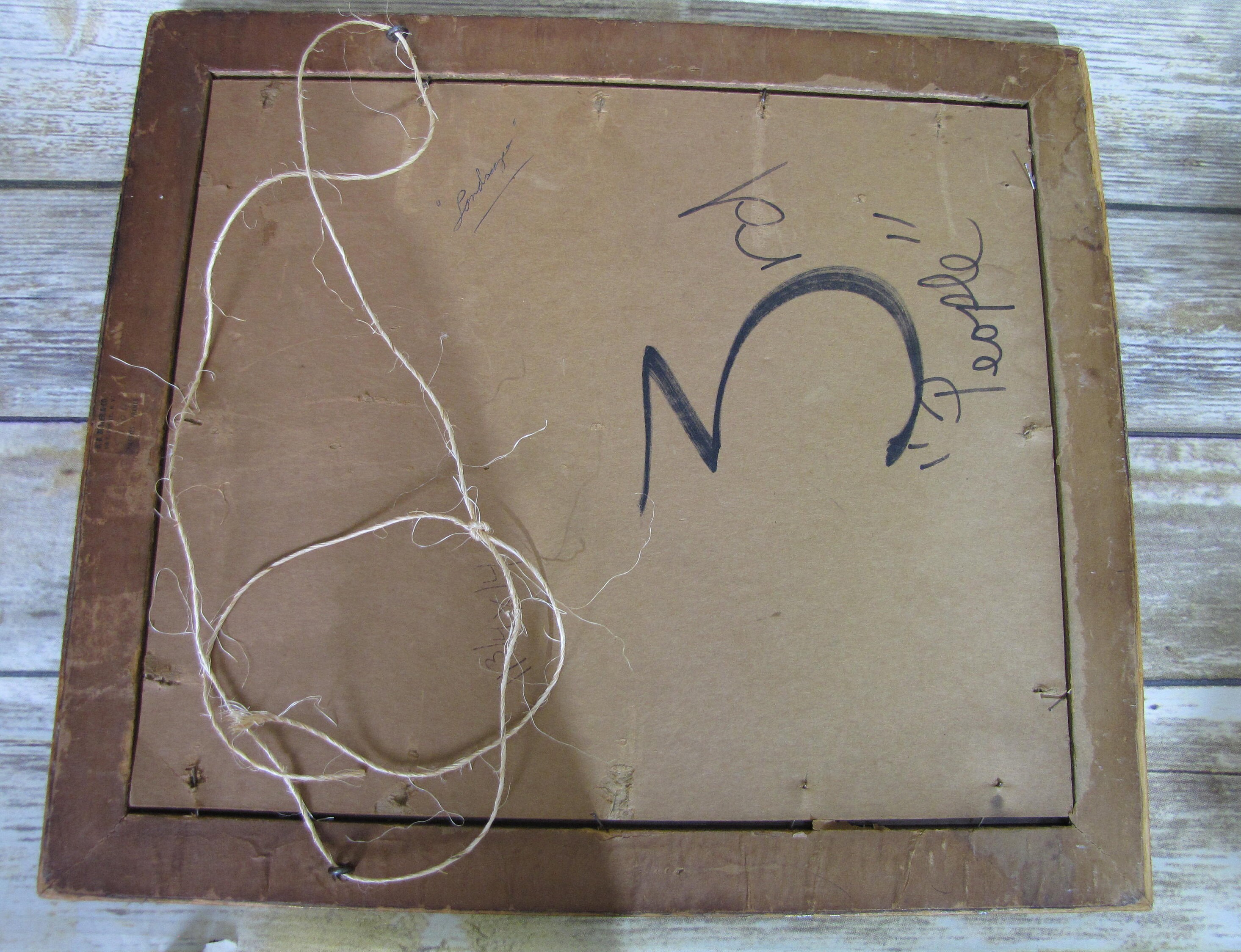 Vintage Framed Signed Original Claude Rodewald Rue De | Etsy