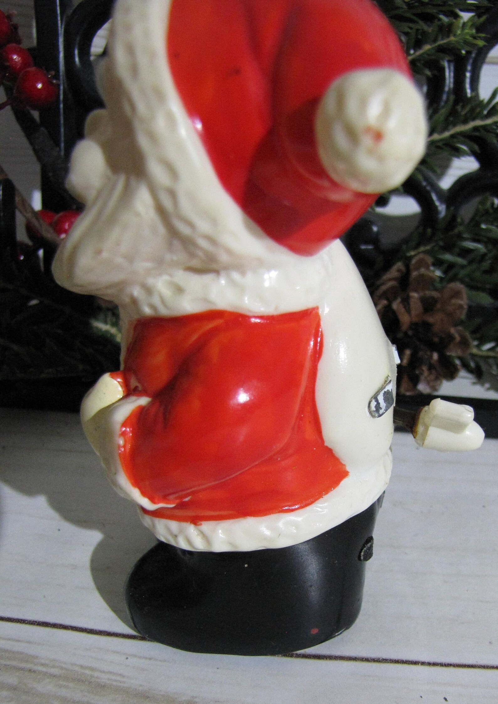 Vintage Santa Claus Wind up Toy 1950's MARX TOY Jolly | Etsy