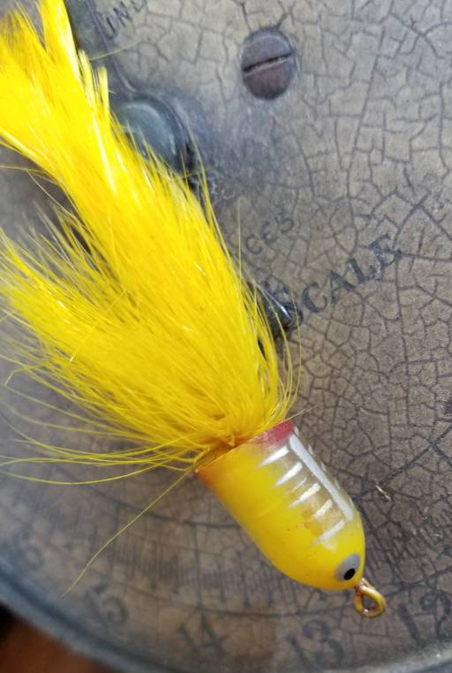 Vintage HEDDON Yellow Wilder-dilg Spook Bass Fly Rod Fishing | Etsy
