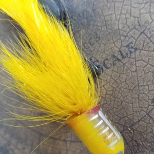 Vintage HEDDON Yellow Wilder-dilg Spook Bass Fly Rod Fishing - Etsy