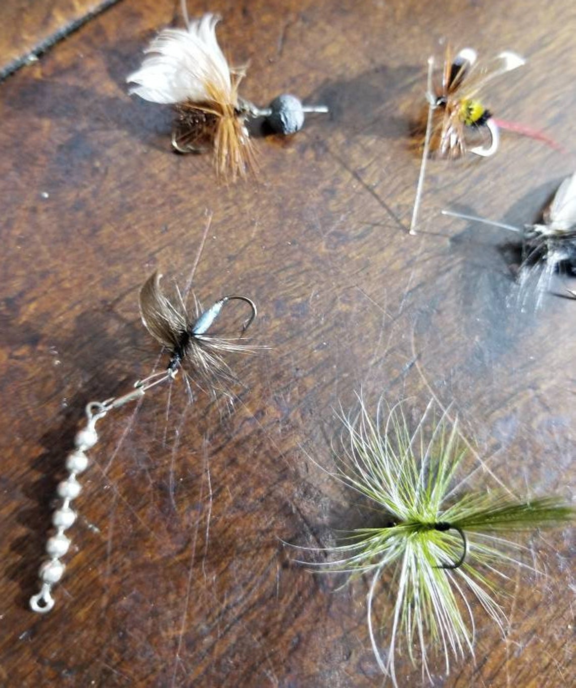 Vintage Unique FLY ROD Fishing Lures Set of FIVE tackle - Etsy
