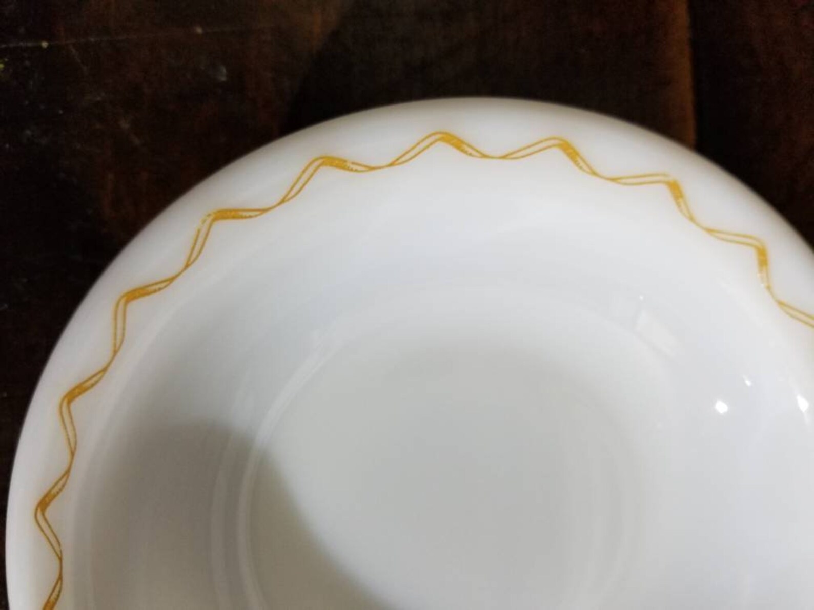 Vintage Pyrex MMG Gold or Yellow Ribbon Restaurant Berry Bowl - Etsy